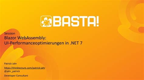 Blazor Webassembly Ui Performanceoptimierungen In Net 7 Speaker Deck