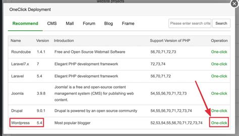 Cara Menginstal Wordpress Menggunakan Oneclick Deployment Pada Aapanel