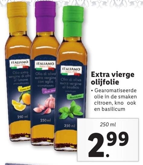 Extra Vierge Olijfolie 250ml Aanbieding Bij Lidl