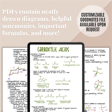 Organic Chemistry Mcat Study Guide Etsy