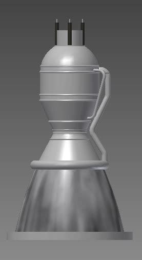 Free 3d File Rough Model Of Spacex Merlin Engine・3d Print Model To