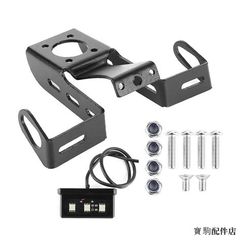 Yamaha配件適用雅馬哈yzf R6 06 16年改裝車牌架短尾架後牌照架led燈牌支架 蝦皮購物