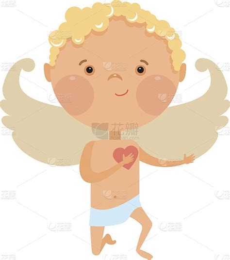 丘比特的天使素材 花瓣网