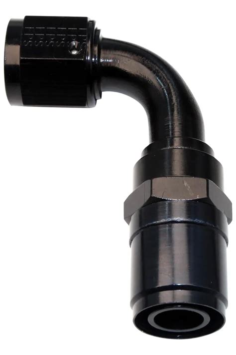 8 Race Rite Crimp On Hose End 90 Degree