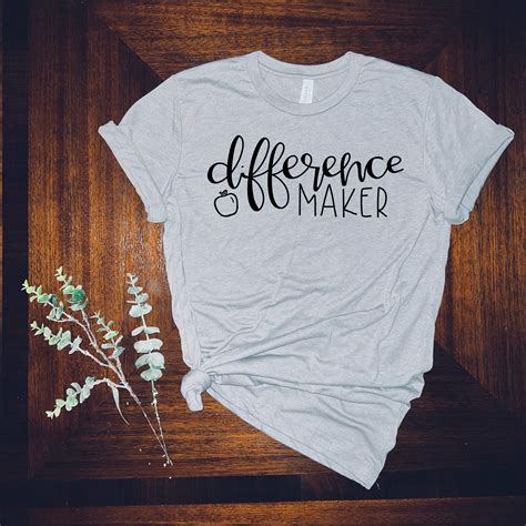 Difference Maker SVG Difference Svg Change Svg Shirt Etsy