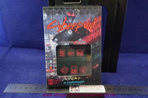 Cyberpunk Red Essential Dice Set Black With Red The Shop On The