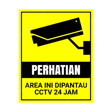Area Ini Dipantau Cctv PNG Vector PSD And Clipart With Transparent