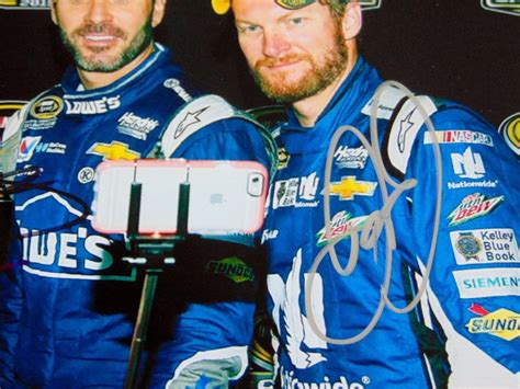 Jeff Gordon Dale Jr And Johnson Signed 2015 Chase For Sprint Cup 8x10