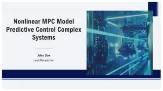 Nonlinear MPC Model Predictive Control Complex Systems PPT Sample ST AI PPT Example