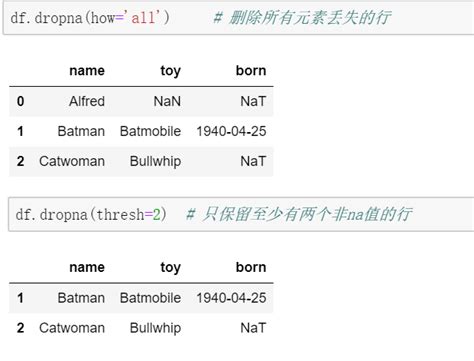 pandas过滤缺失数据之dropna 半日闲1 博客园