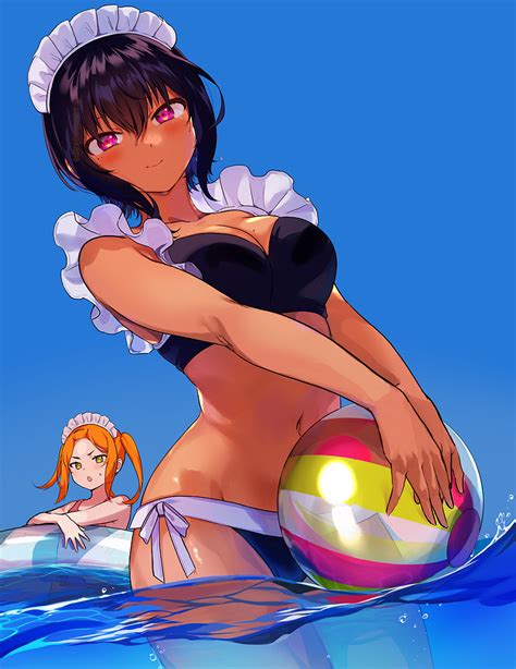 昆布わかめ😈メイドが怪しいアニメ放送中！ On Twitter Rt Aconbwakame メイドの夏☀