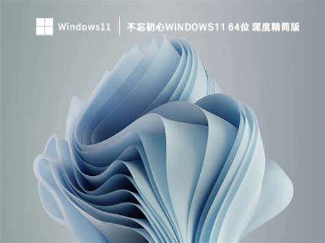 不忘初心win11精简版最新下载不忘初心windows11 64位 深度精简版 V2023 纯净之家