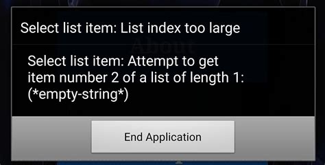 Select List Items List Index Too Large Error Coming I Dont Know Why