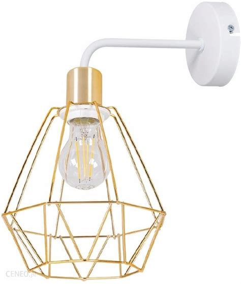 Lampa Moonlight Lampa Nocna Kinkiet Ścienny Metal Diament Gold Led Opinie i atrakcyjne ceny na