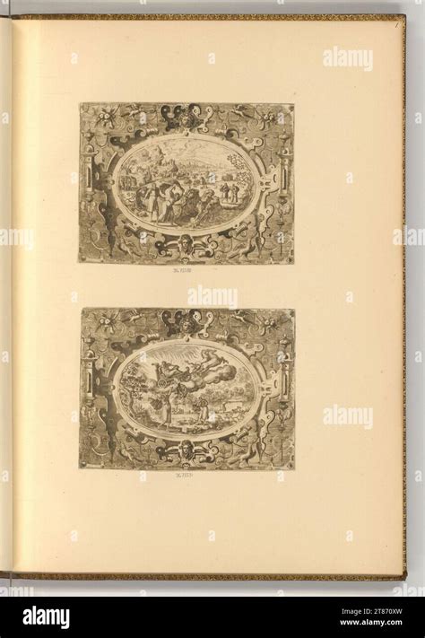 Abraham De Bruyn Engraver The Story Of The Prophet Elija Copper