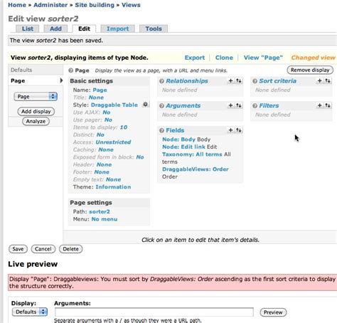 Drupal Set Up A Draggable Card Sort View Part 4 TheDesignspace