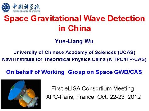 Space Gravitational Wave Detection In China Yueliang Wu