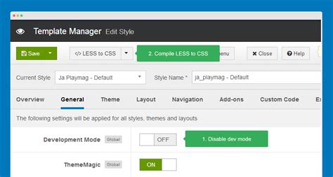 template customization joomlart