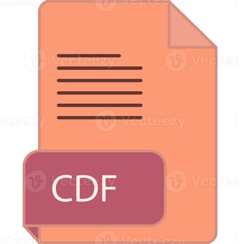 Cdf File Extension Icon Rounded Lines And Crisp Corners 66498596 Png