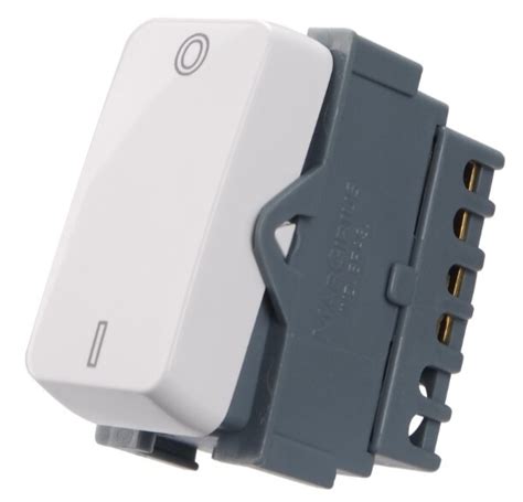 Módulo Interruptor Bipolar Simples 10a Branco B3 Mk ElÉtrica