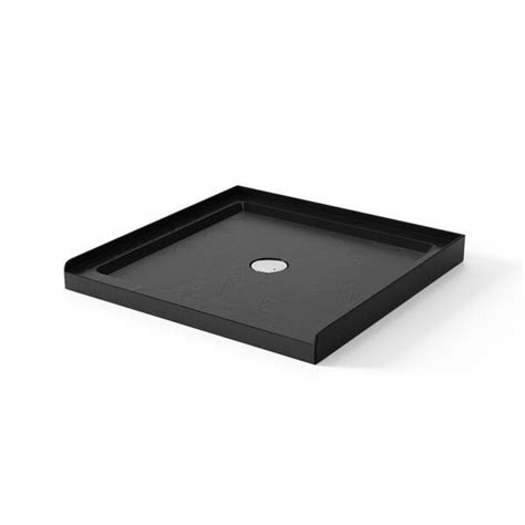 Jimsmaison 36 In L X 36 In W Alcove Shower Pan Base With Center Drain