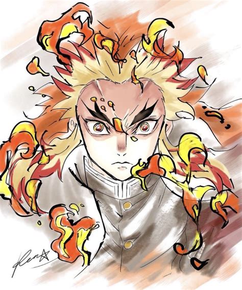 煉獄杏寿郎 「」renのイラスト