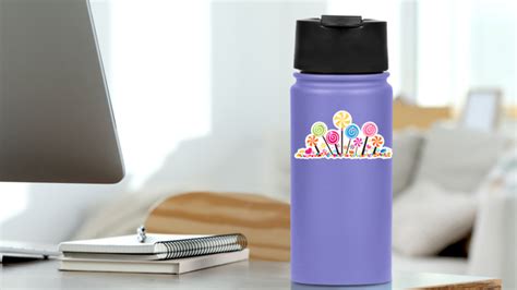 Lollipop Candy Banner Sticker