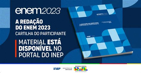 Enem 2023 Cartilha do Participante está disponível Agência Gov