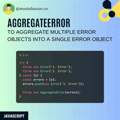 Javascript Aggregateerror Mustafa Ateş Uzun Blog