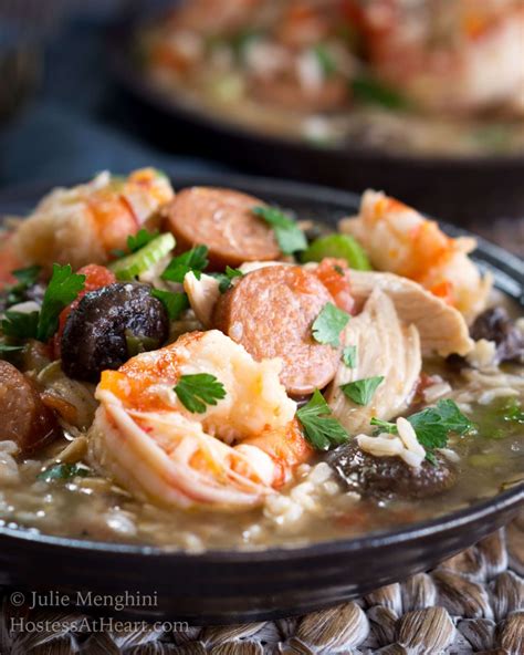 Chicken Shrimp And Sausage Gumbo Recipe Hostess At Heart
