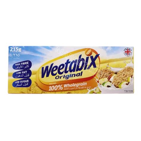 Weetabix Original Whole Wheat Cereal 215g Market Hub