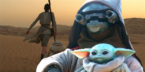 Was That An Unmasked Jawa In Mandalorian Force Awakens Cameo Explained