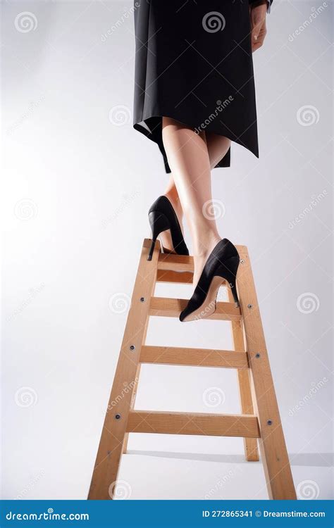 Climbing Step Ladder Safety Game Pixel Art Vector Illustration