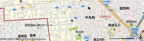 東京都板橋区南町46の地図 住所一覧検索｜地図マピオン