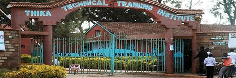 Thika Technical Training Institute Courses Requirements Contacts