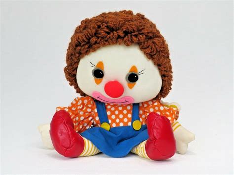 Vintage Dakin Dream Dolls 11 Plush 1981 Clown Around 07 0809 Hand