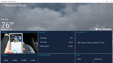 Accuweather Is One Of The Best Weather Apps For Windows 10 Windows