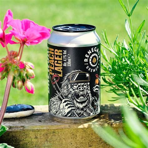 Brewski Peach Lager The Beer Connoisseur