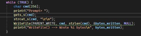 C Using Pipes For Bidirectional Communication Windows API Stack