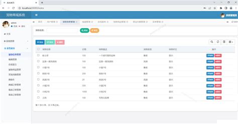 基于javaweb的宠物领养寄养商城系统 java springboot html bootstrap mysql 基于javaweb的宠物