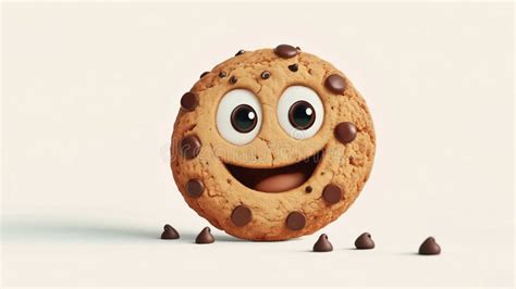 Smiling Chocolate Chip Cookie