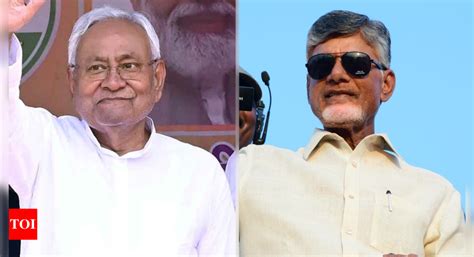 Will These Two Kingmakers Make Modi King Again India News Times Of