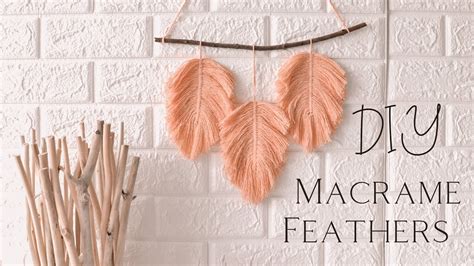 Macrame Feathers Diy Youtube
