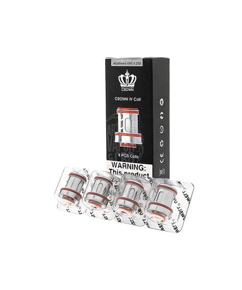 UWELL Crown 4 UN2 Mesh Replacement Coils 0 23 Ohms 4 Pack Artisan Vapor CBD Blog