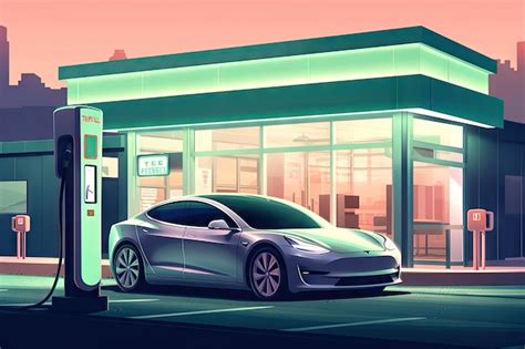 Premium Ai Image Ev Car Technology Advancements In Electric Mobility