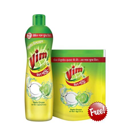 Vim Dishwashing Liquid Free Vim Dishwash Liquid 75 Ml Online