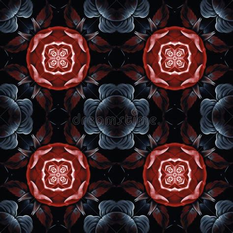 Kaleidoscopic Wallpaper Tiles Seamless Texture Or Background Stock