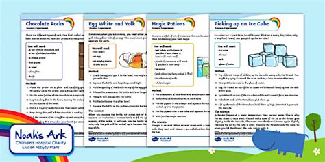Food Science Experiment Activity Pack