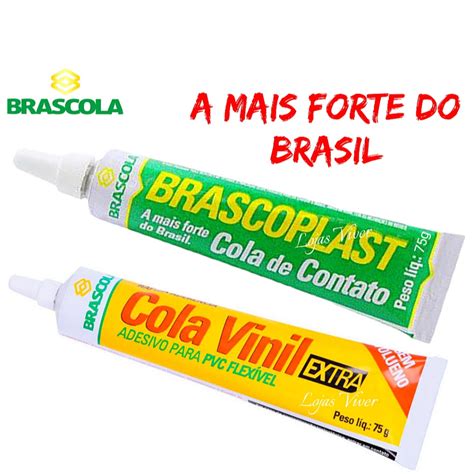 Cola De Contato Couro Sapateiro Pvc 75g Brascoplast Shopee Brasil