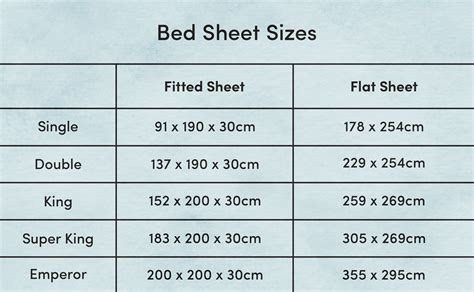 Sizing Sheet